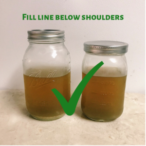 How to Freeze in Glass Jars - Little Sustainable Steps
